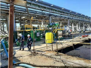 GN oil sludge separation system for waste reduction