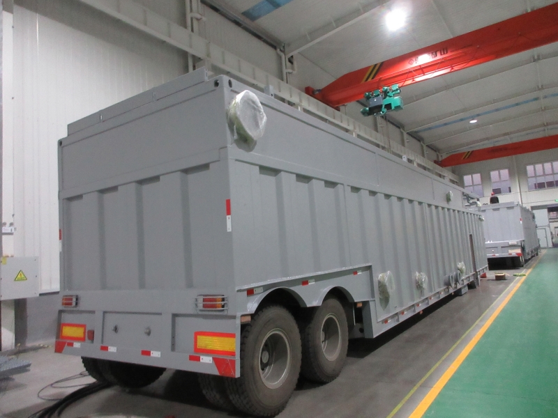 Trailer mounted mud tank units and screw conveyor for Kuwait Clients ...