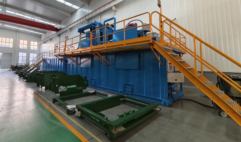 GNMS-1000 HDD Mud Cleaning System for overseas drilling company ...
