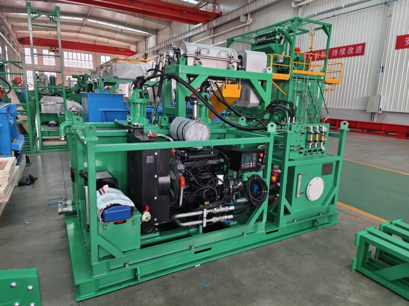 Drilling Mud Rycycling Unit and Hydraulic Centrifuge for Overseas ...