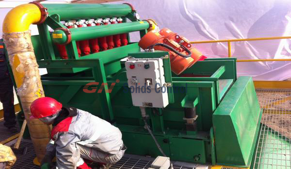 Compact Mud Cleaning Unit Running in Middle Asia - GN Solids Control