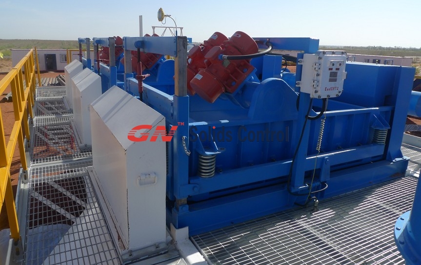 GN Commisioning 1500HP Petroleum Drilling Rig Solids Control System in ...