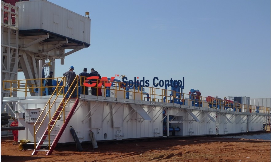 GN Commisioning 1500HP Petroleum Drilling Rig Solids Control System in ...